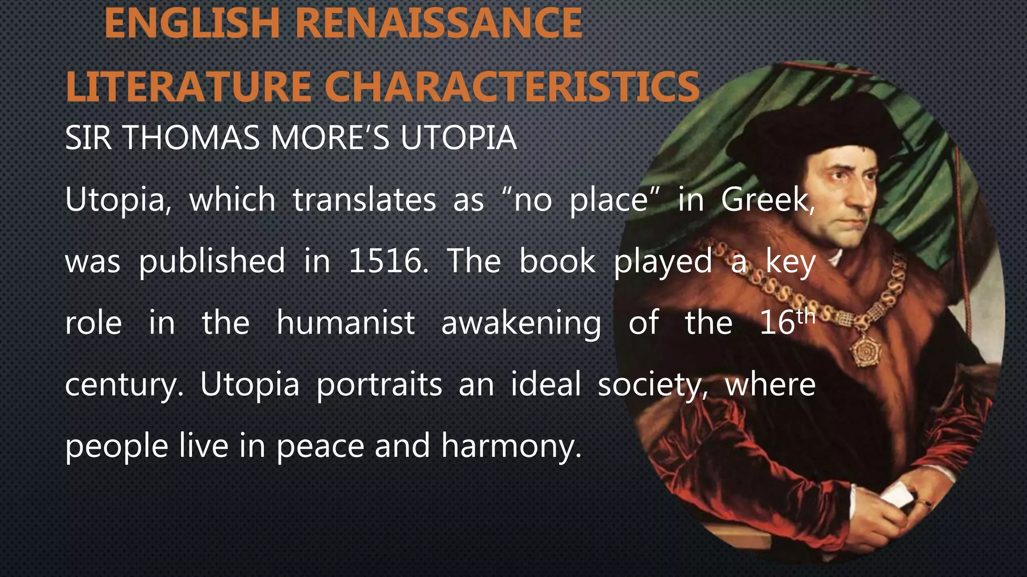 Literature in Renaissance England | PPTX