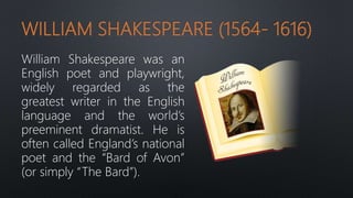 Literature in Renaissance England | PPTX