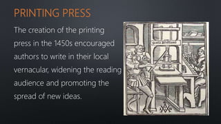 Literature in Renaissance England | PPTX