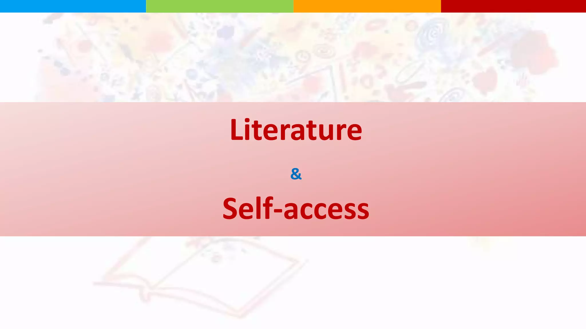Literature in the classroom | PPTX