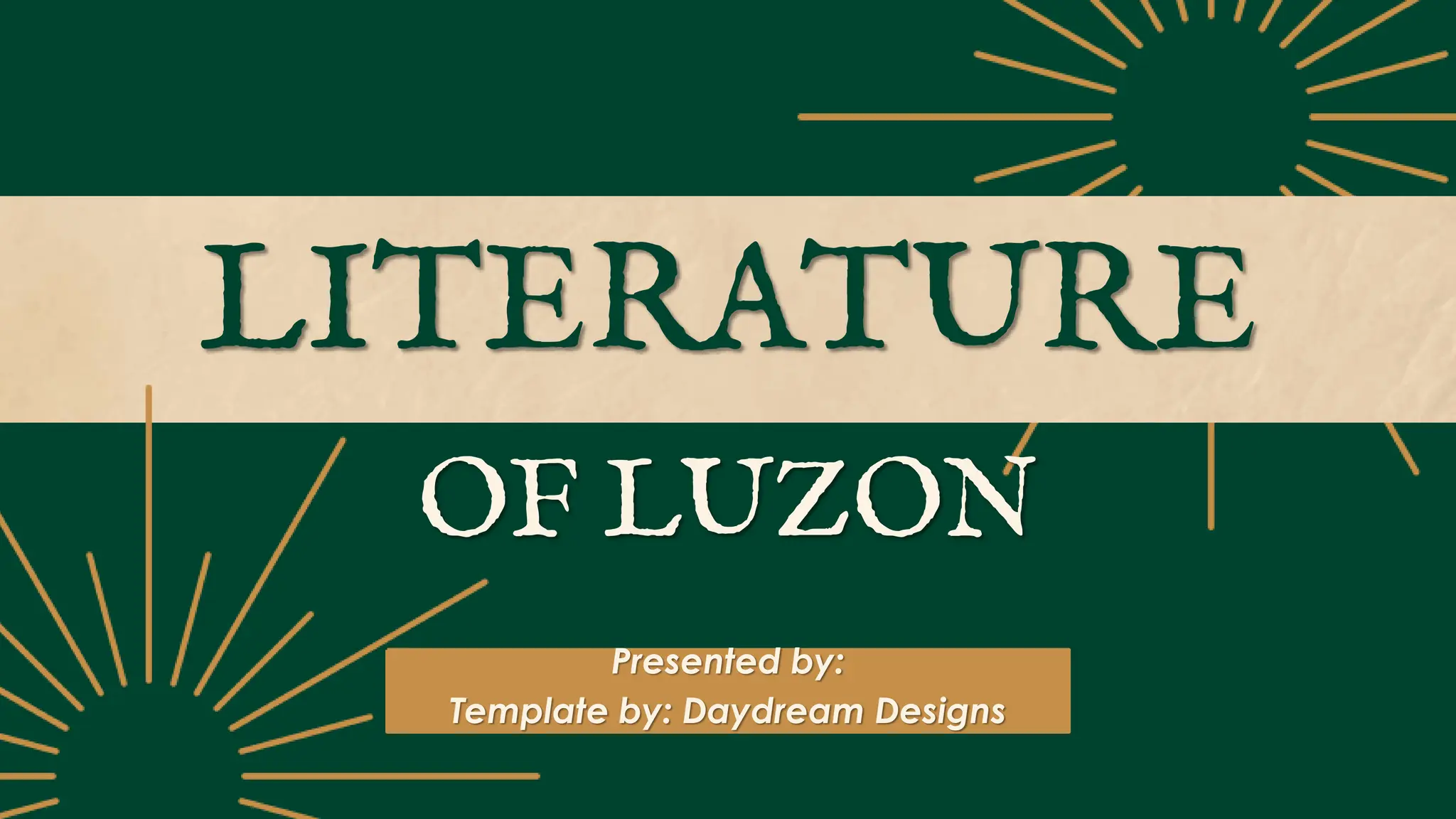 Literature of Luzon Region upto 50 plus slides to choose.pptx
