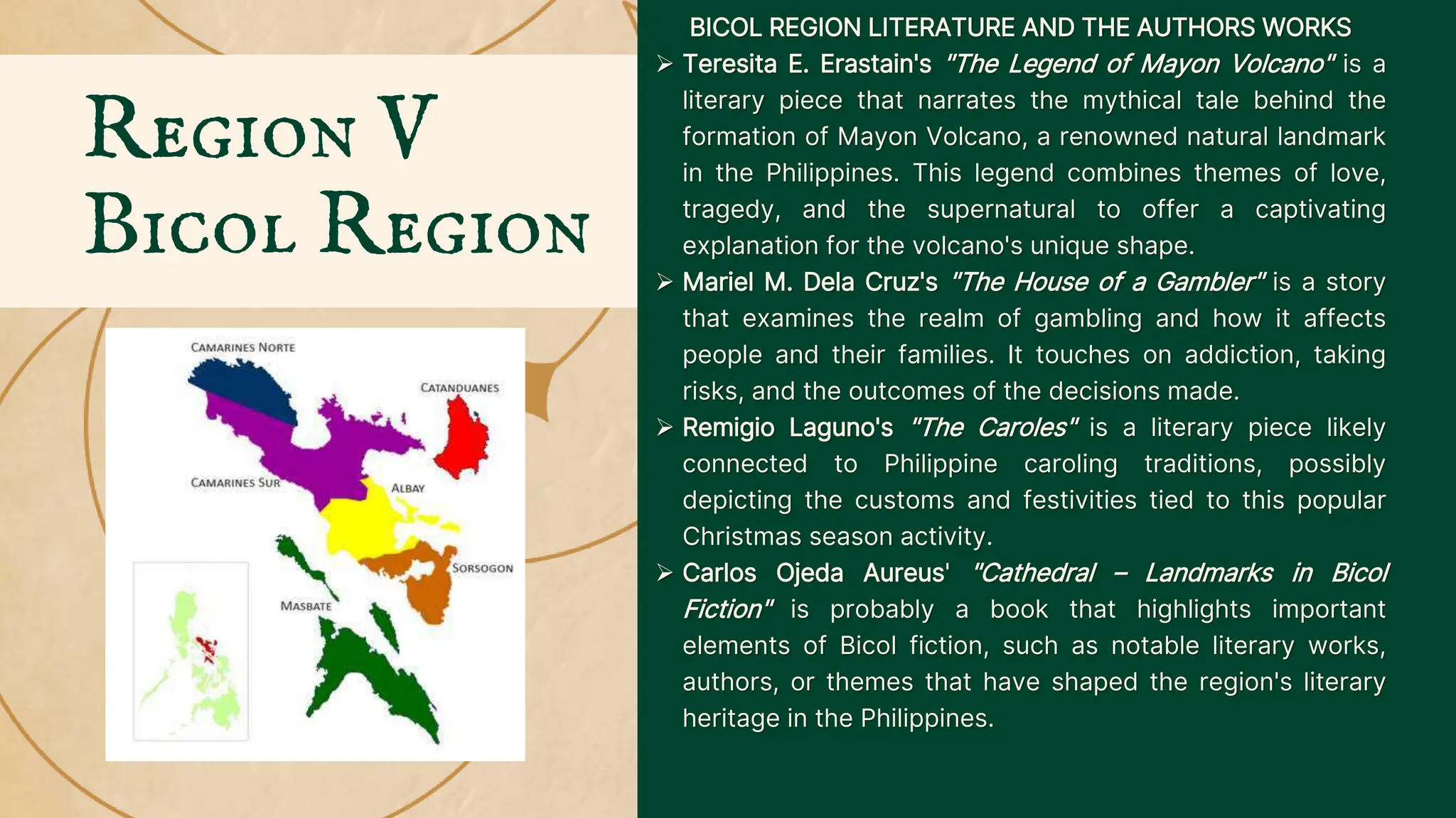 Literature of Luzon Region upto 50 plus slides to choose.pptx