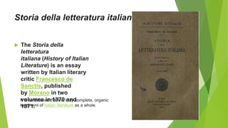 Literature of Renaissance in Italy Lecture 2.pptx