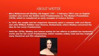 The Relationship Between Victor Frankenstein And Monster | PPTX