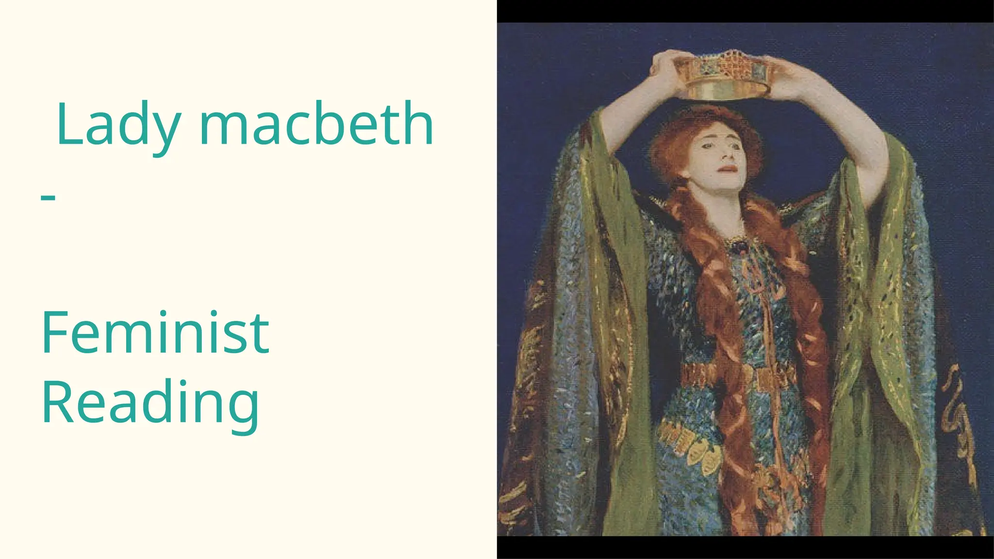 Lady macbeth - Feminist Reading,Macbeth | PPTX