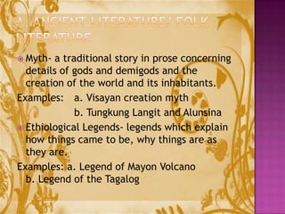 Literature of the philippines | PPT