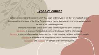 Cancer and anti-cancer drugs and drug molecules.pptx