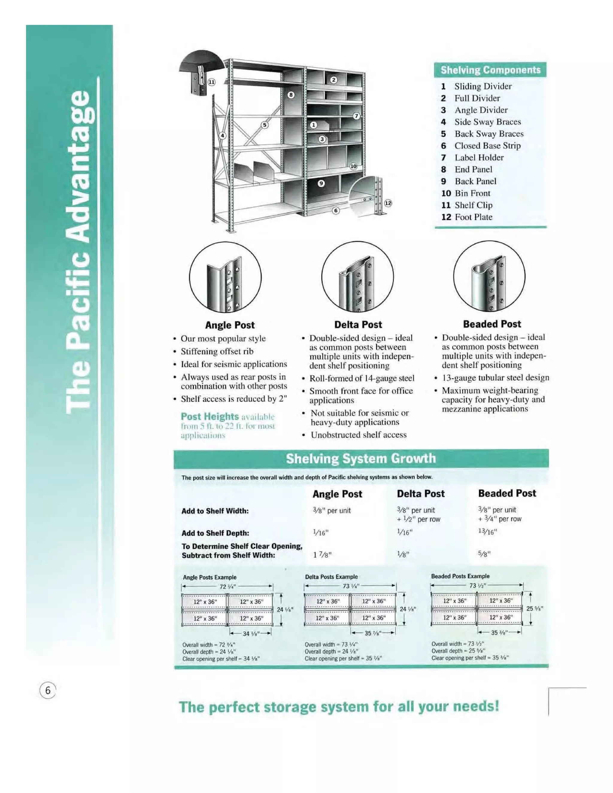 Pacific Shelving – Industrial Steel Shelves and Storage Systems | PDF