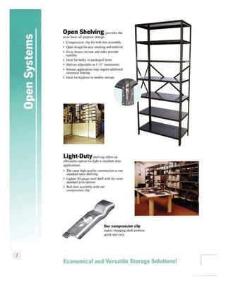 Pacific Shelving – Industrial Steel Shelves and Storage Systems | PDF