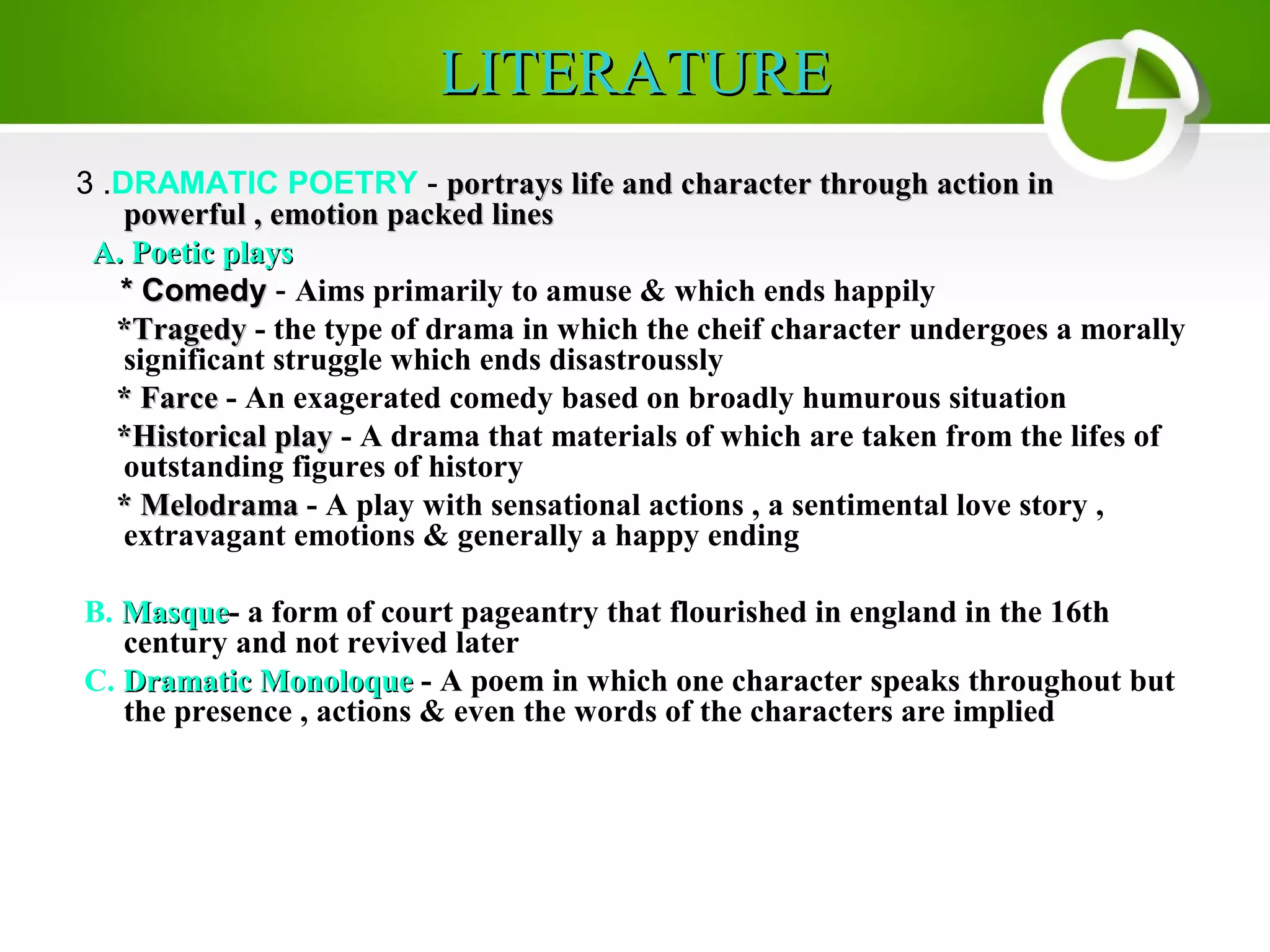Literature And Its type | PPT