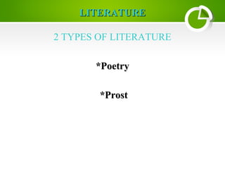Literature And Its type | PPT