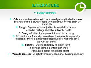 Literature And Its type | PPT
