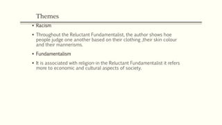 postmodernism elements in the novelThe Reluctant Fundamentalist by ...
