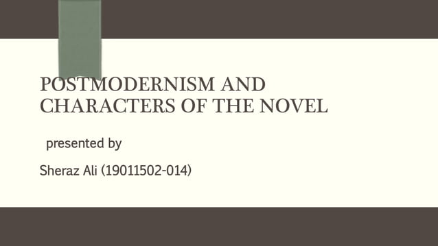 postmodernism elements in the novelThe Reluctant Fundamentalist by ...