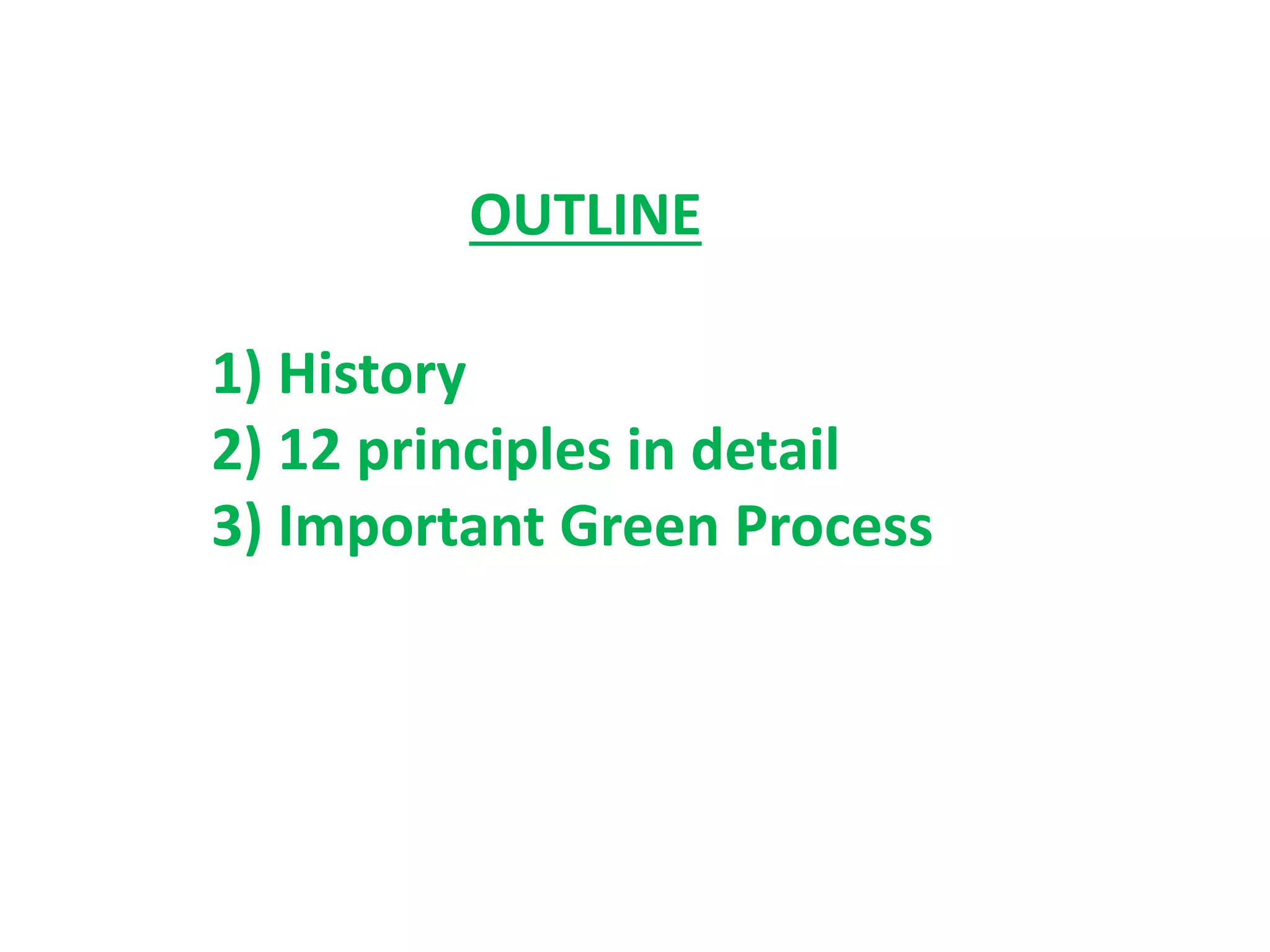 12 principles of Green chemistry | PPTX