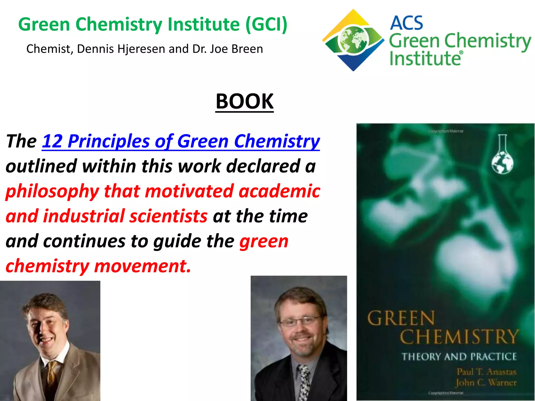 12 principles of Green chemistry | PPTX