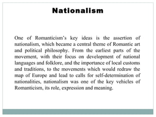 Literature "romantic movement and ghotic | PPT