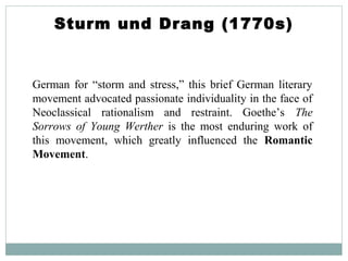 Literature "romantic movement and ghotic | PPT