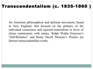 Literature "romantic movement and ghotic | PPT