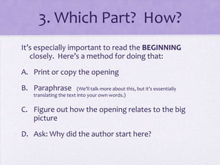 A Literature Process | PPTX