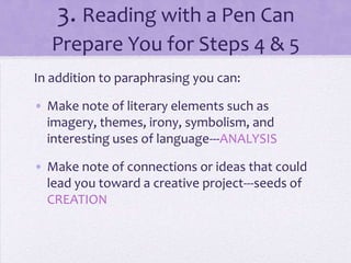 A Literature Process | PPTX