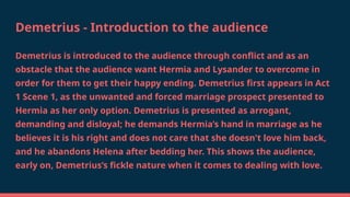 Literature Project -Lysander and Demetrius.pptx