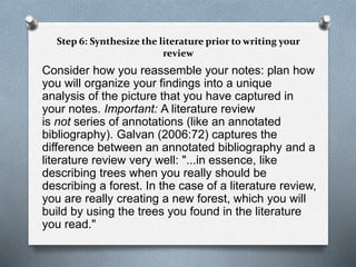 Literature review | PPT
