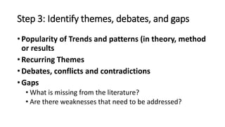Literature review | PPTX
