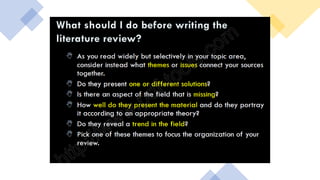 Literature review | PPT