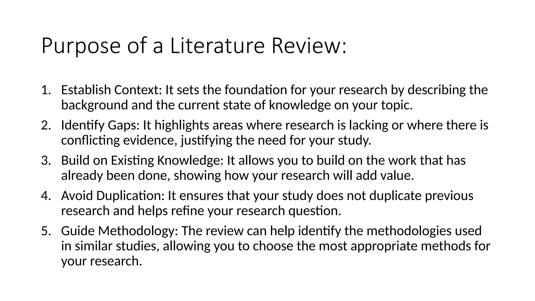 Literature Review SCIENTIFIC STUDIES PPT | PPT