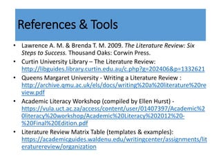 Literature Review How-To Guide | PPT