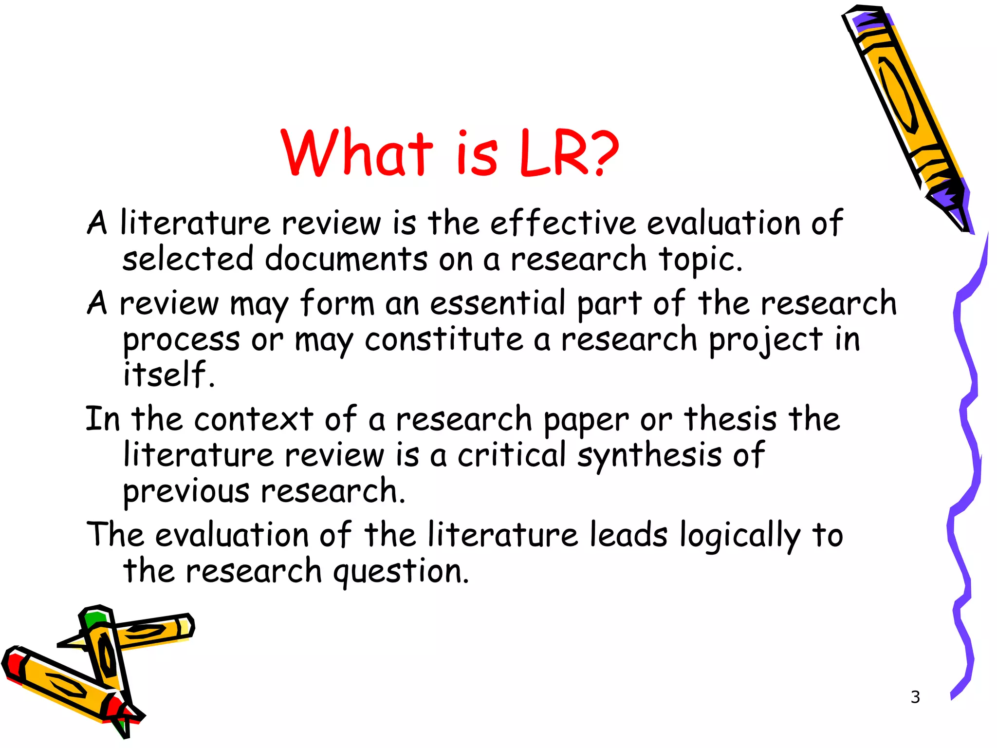 Literature review (1) | PPT