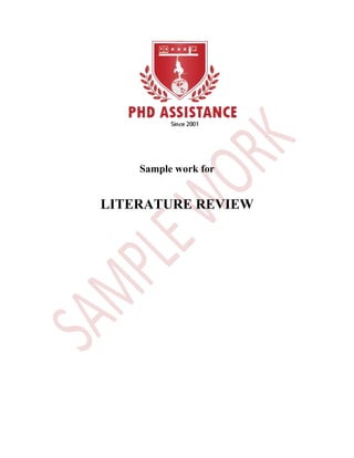 Sample Work For Engineering Literature Review and Gap Identification | PDF