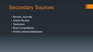 Literature review | PPT