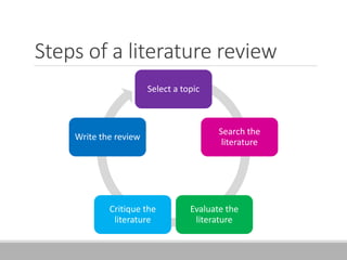 Accounting Honours, Literature review 2020 | PPTX