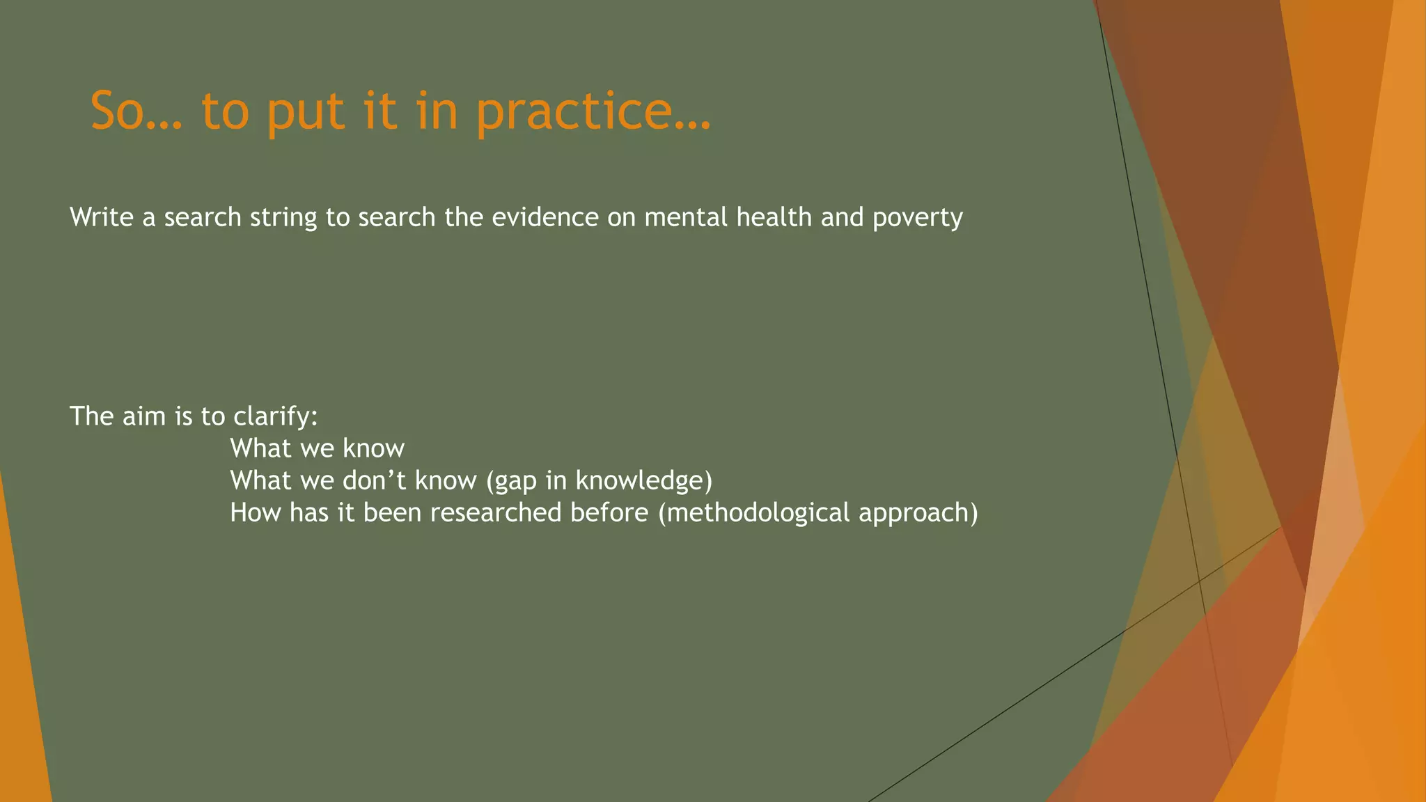 Identifying a research problem and formulating a research question | PPTX