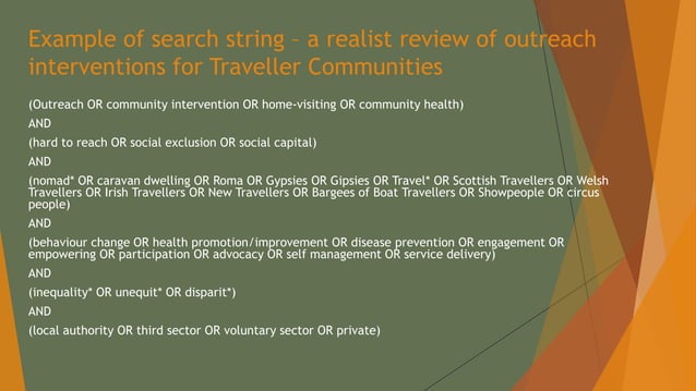 Identifying a research problem and formulating a research question ...