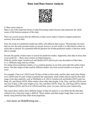 Literature Review Article Examples Sample Of Resea | PDF