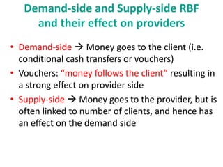 Literature review: Results-based Financing in Maternal and Neonatal ...