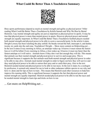 Literature Review Example Presentation | PDF