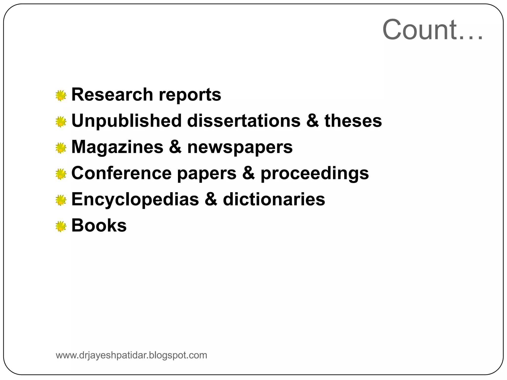 Literature review in research | PPSX