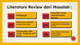 LITERATURE REVIEW PENYEBAB MASALAH BY HENDRA PURWANTO.pptx