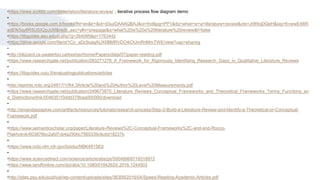 Literature review ppt | PPT