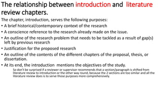 Literature review (presentation) | PPTX