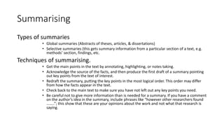 Literature review (presentation) | PPTX