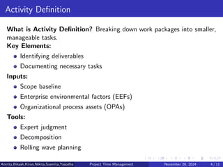 Project Time Management - Slides just for fun | PPT
