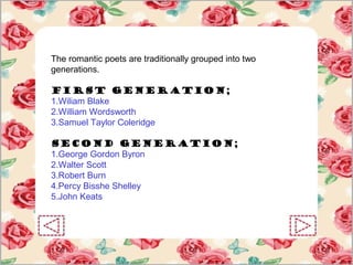 Literature romantic period | PPT