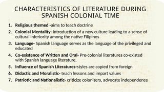 LITERATURES-DURING-SPANISH-COLONIAL-PERIOD.pptx