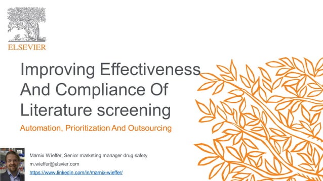 Literature screening for pharmacovigilance 190818 | PDF