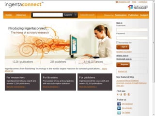 Literature Search Importance & Techniques | PPTX